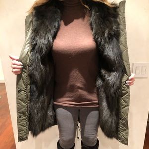 SAM. | Jackets & Coats | Sam Fox Fur Lined Coat Vest Hooded Parka ...